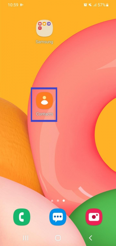 How To Access Samsung Contacts? - mobile|pains