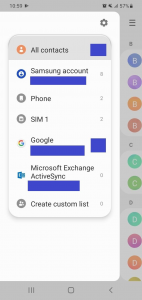 How To Access Samsung Contacts? - mobile|pains