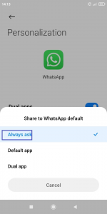 How do I change my Remember my choice (Android)? - mobile|pains